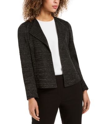 Nine West Metallic Knit Jacket - Macy's