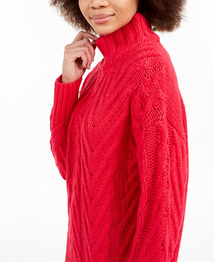 French Connection Cable-Knit Sweater - Macy's