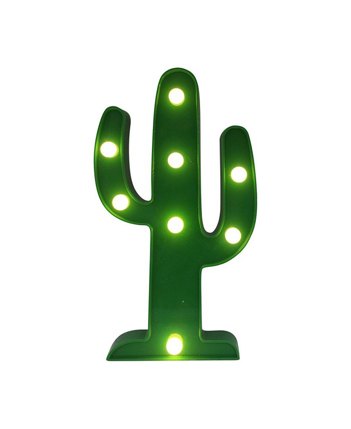 Creative Motion Battery-Operated Cactus Light with 7 Lights - Macy's