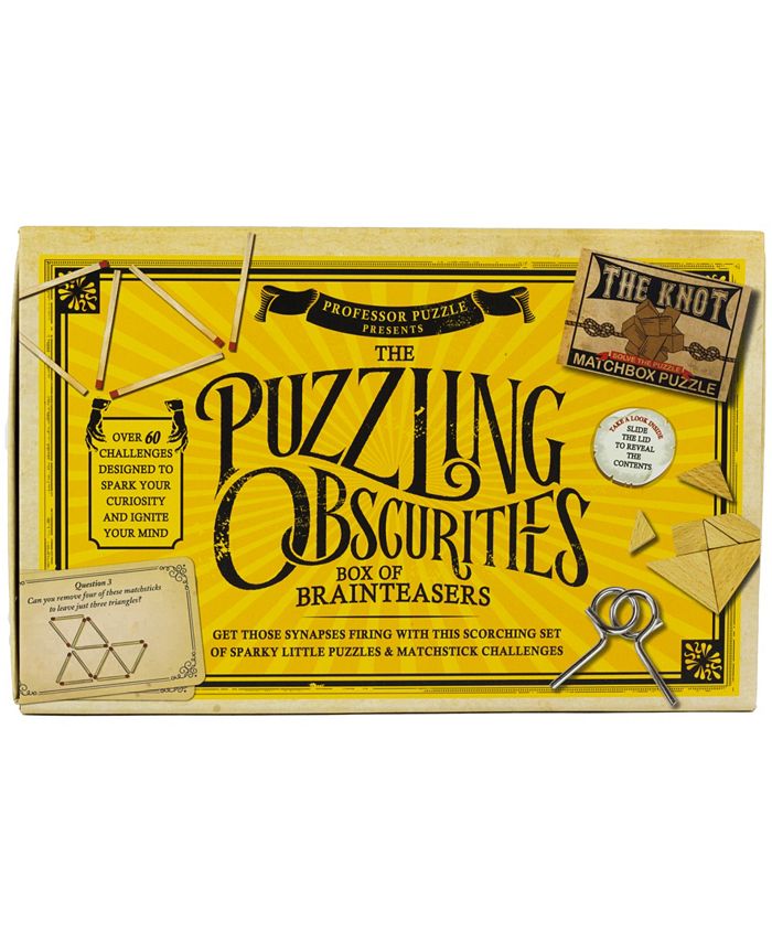 Professor Puzzle the Puzzling Obscurities Box of Brainteasers - Macy's
