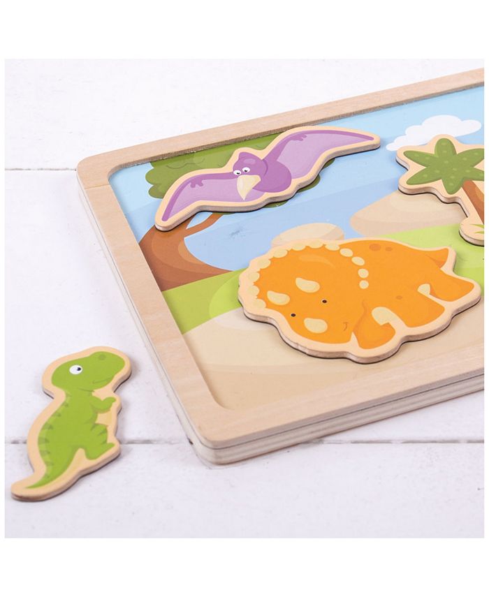 Bigjigs Toys Wooden Magnetic Story Board - Dinosaur - Macy's