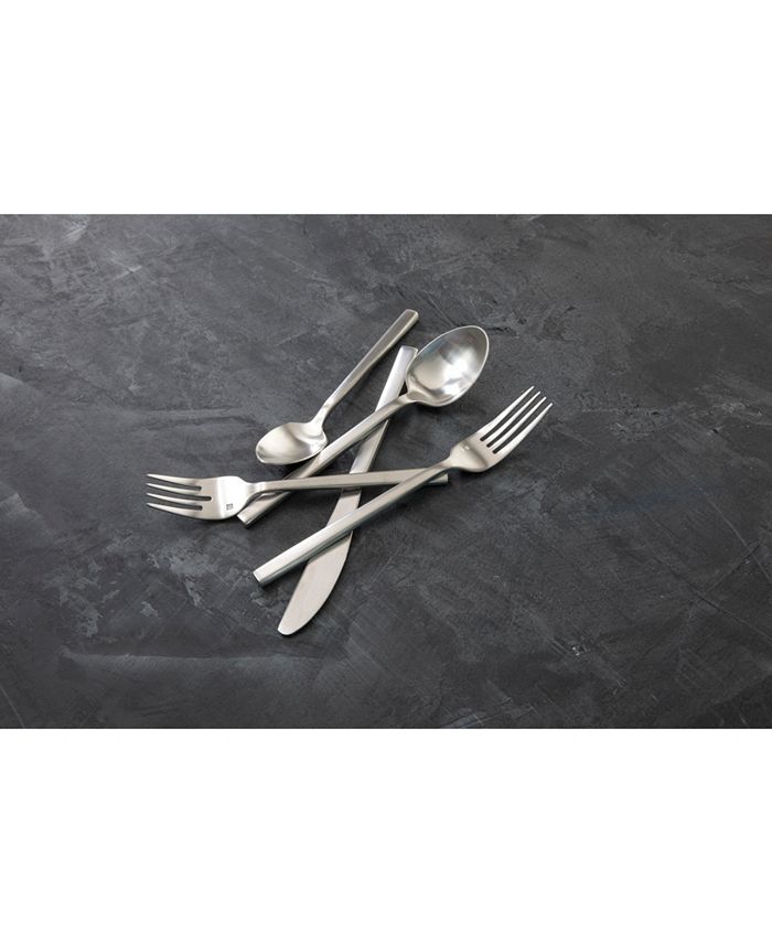 Fortessa Arezzo Brushed 20pc Flatware Set - Macy's