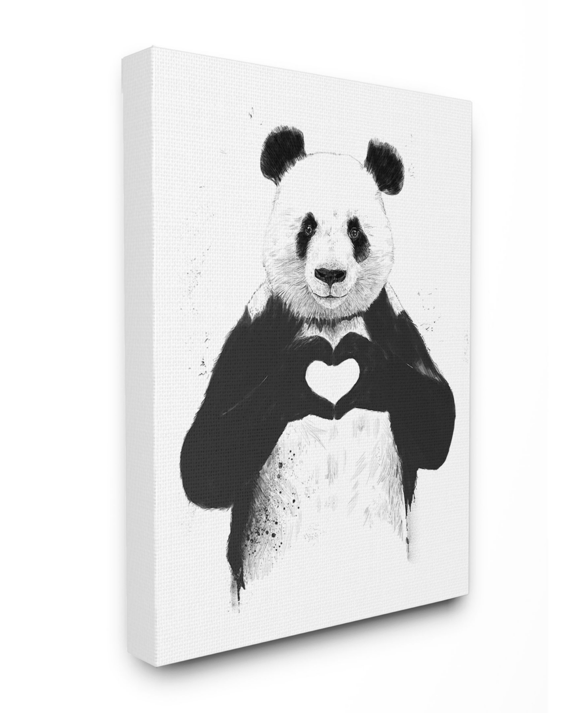Click here for Stupell Industries Black and White Panda Bear Maki... prices