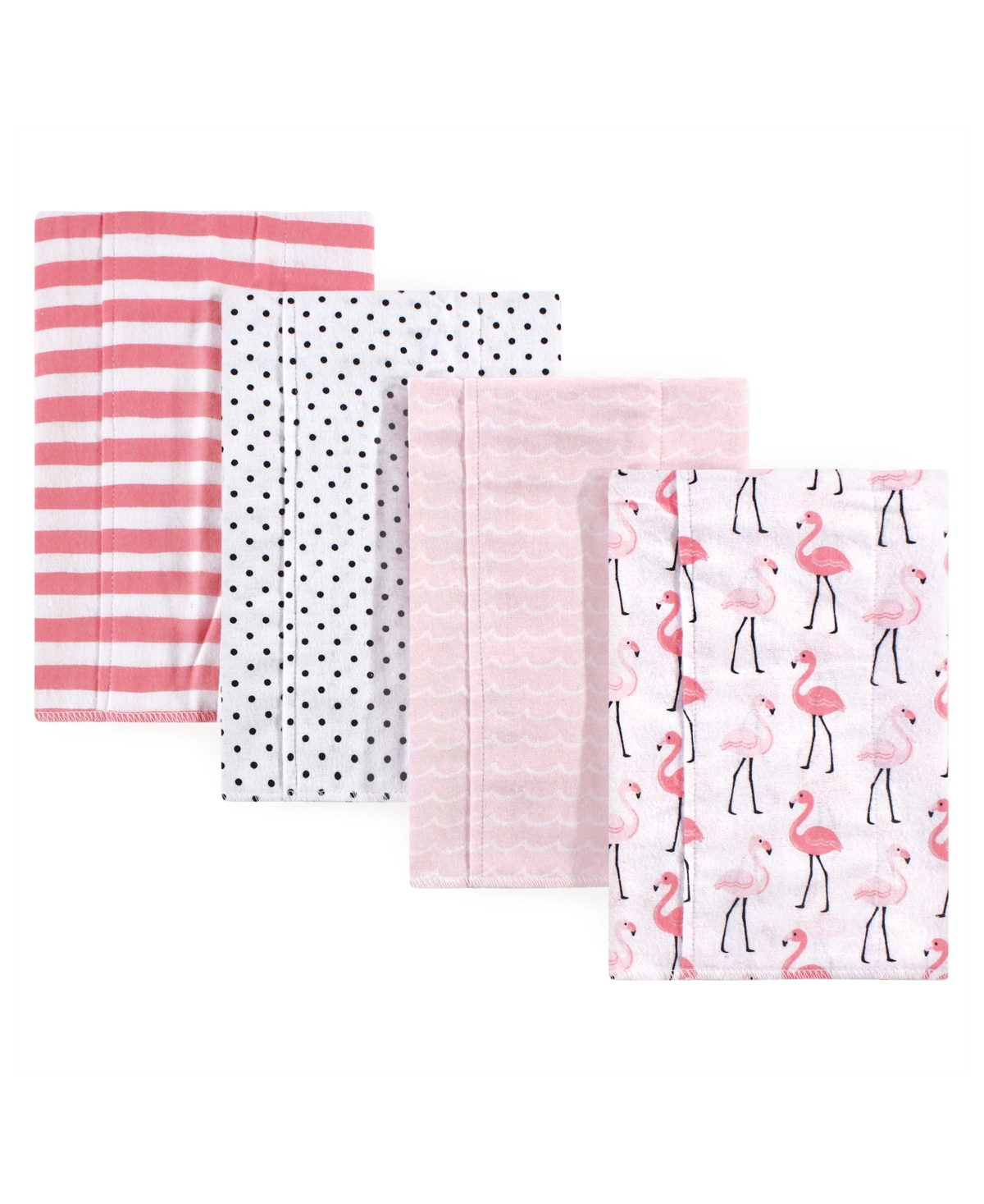 Click here for Hudson Baby Girls Cotton Flannel Burp Cloths - Pin... prices