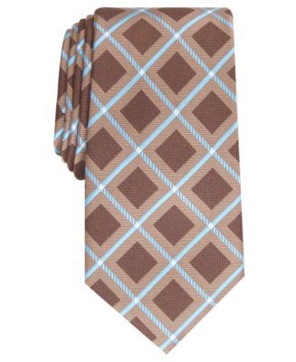 Perry Ellis Men's Hendry Grid Tie - Macy's