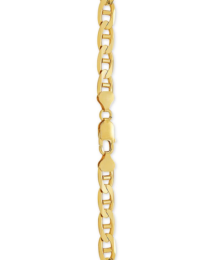 Macy's Mariner 22" Chain Necklace in 18k Gold-Plated Sterling Silver ...