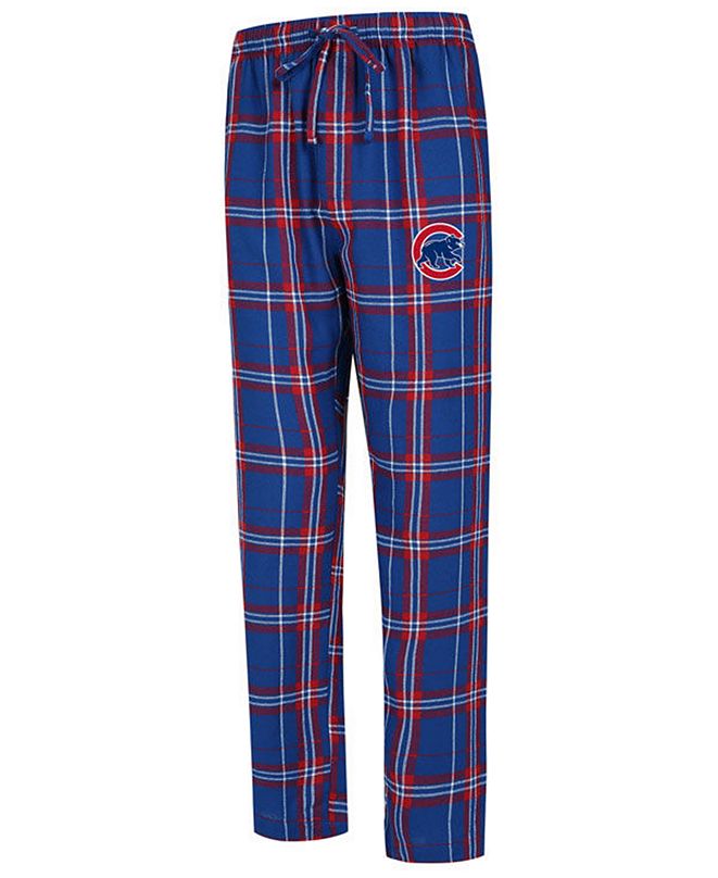 Concepts Sport Men's Chicago Cubs Hillstone Flannel Pajama Pants ...