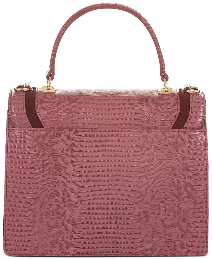 Brahmin Rose Thornfield Mini Francine Satchel - Macy's