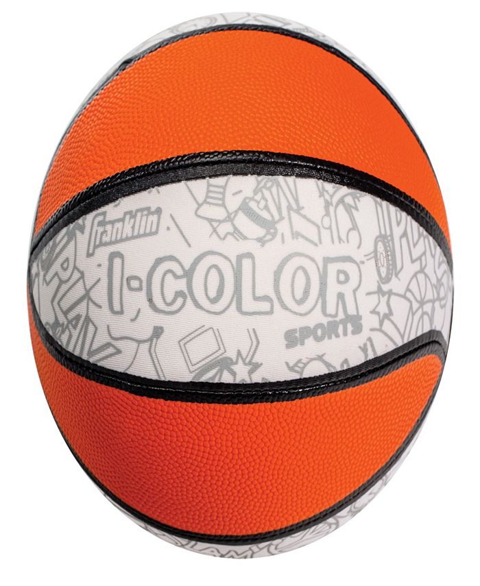 Franklin Sports I - Color Mini Basketball With 10 Marking Pens - Macy's