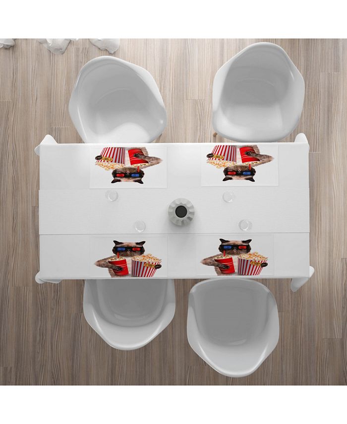 Ambesonne Movie theater Place Mats, Set of 4 - Macy's