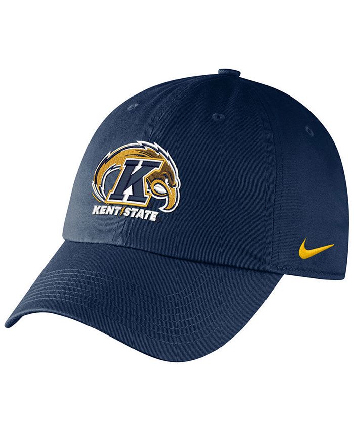 Nike Kent State Golden Flashes Classic Swoosh Stretch Fitted Cap - Macy's
