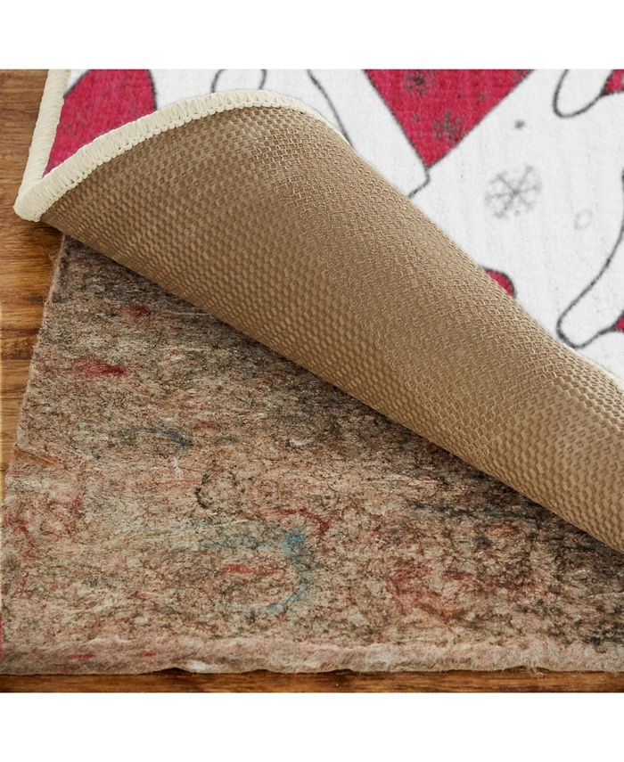 Mohawk Santa Hats Accent Rug, 18" x 30" - Macy's