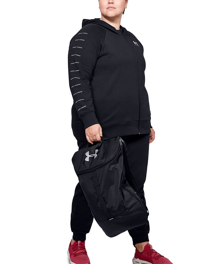 Under Armour Plus Size Rival Fleece Zippered Hoodie - Macy's
