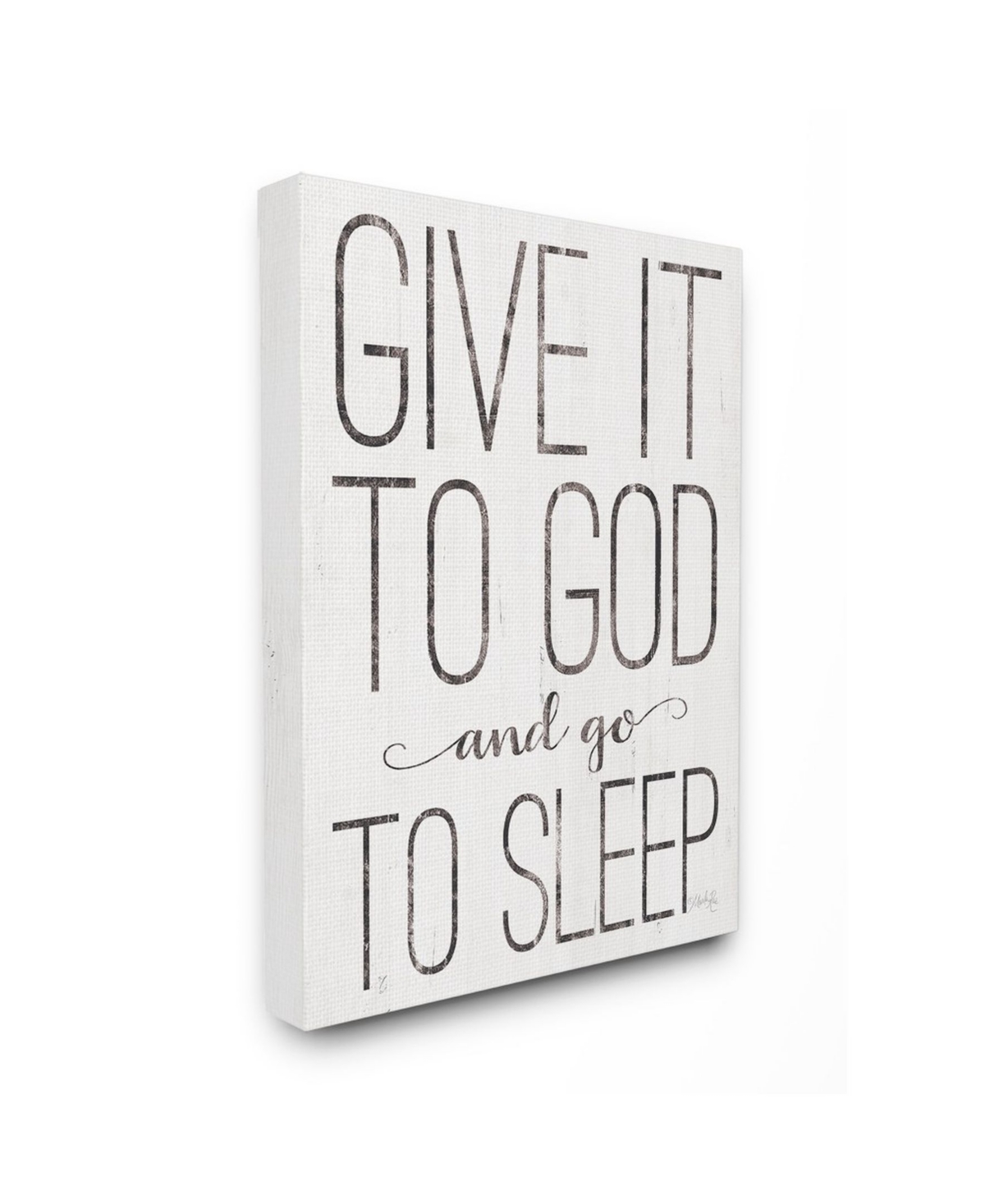 Click here for Stupell Industries Give It to God and Go to Sleep... prices