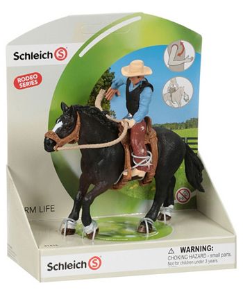 Schleich Farm World Rodeo Series Horse and Rider Toy Figure - Macy's