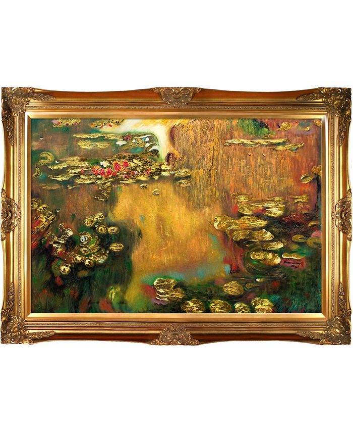 La Pastiche by Overstockart Water Lilies by Claude Monet with Victorian ...