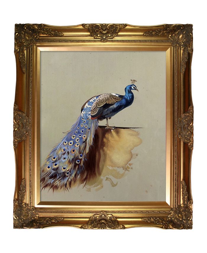 La Pastiche By Overstockart Peacock Luxury Line with Victorian Frame ...