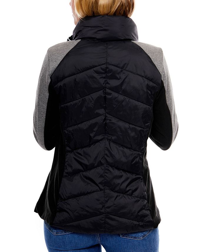 Be Boundless Division Mixed Nylon/Knit Jacket - Macy's