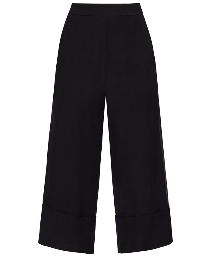BCBGeneration Wide-Leg Ankle Pants - Macy's