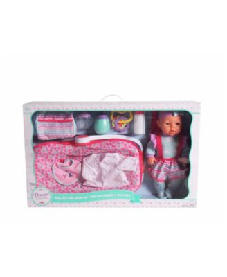 Dream Collection 16" Baby Doll With Carrier Accessories - Macy's