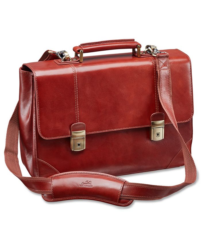 Mancini Signature Collection Dual Lock Double Compartment Laptop and ...