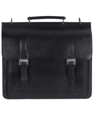 Mancini Signature Collection Double Compartment Laptop Briefcase - Macy's