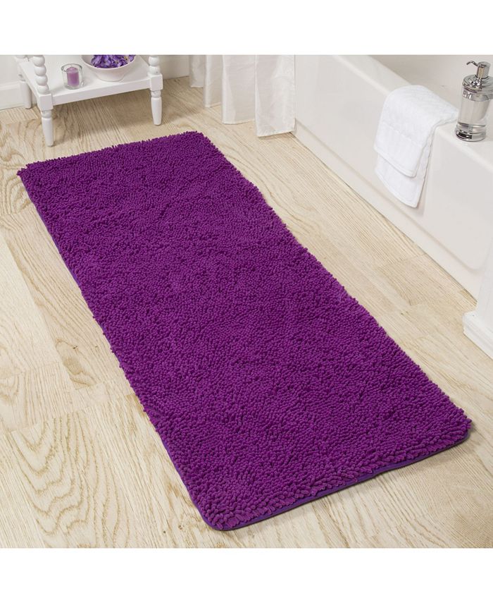 Baldwin Home Memory Foam Shag Bath Mat - Macy's