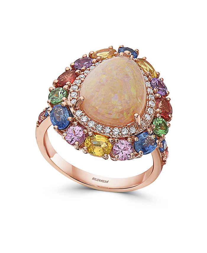 EFFY Collection EFFY® Opal (2 1/4 ct. t.w.), Multi Sapphire (5 5/8 ct ...