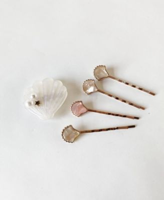 Soho Style Ultimate Shell Hair Clip and Bobby Pin Five-Piece Set - Macy's