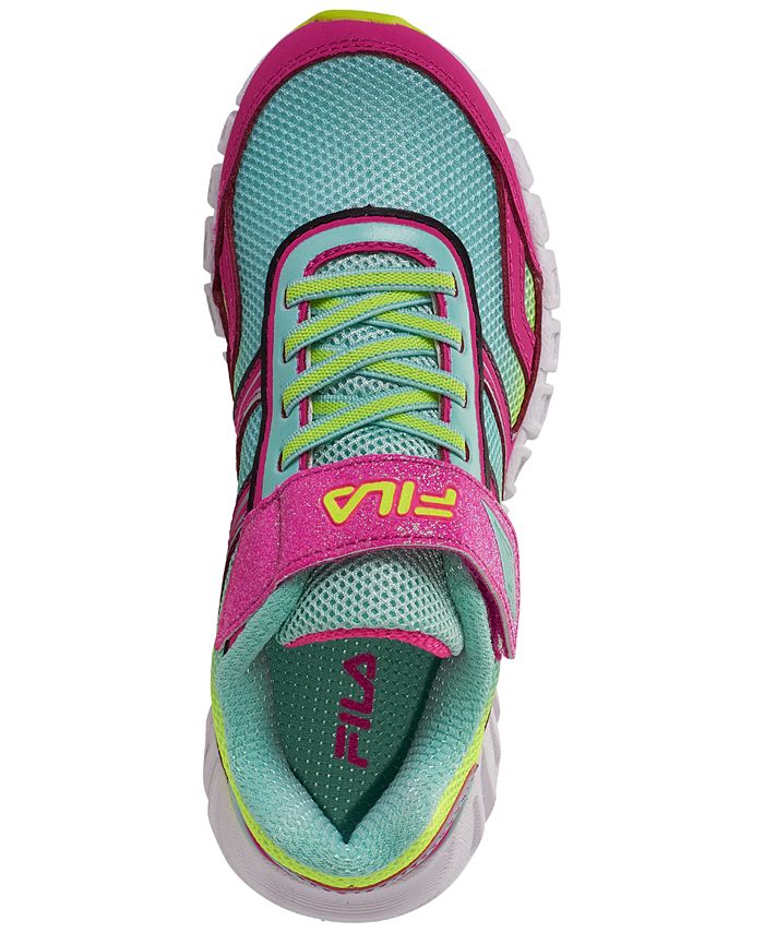 Fila Little Girls Crater 19 Stay-Put Running Sneakers from Finish Line ...