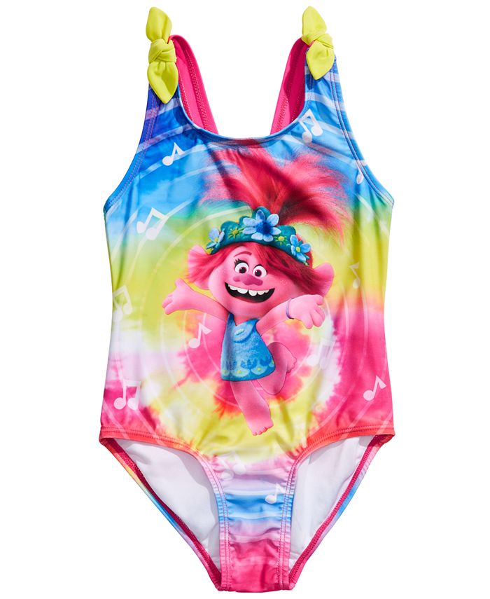 Dreamwave Little Girls 1-Pc. Trolls Swim Suit - Macy's