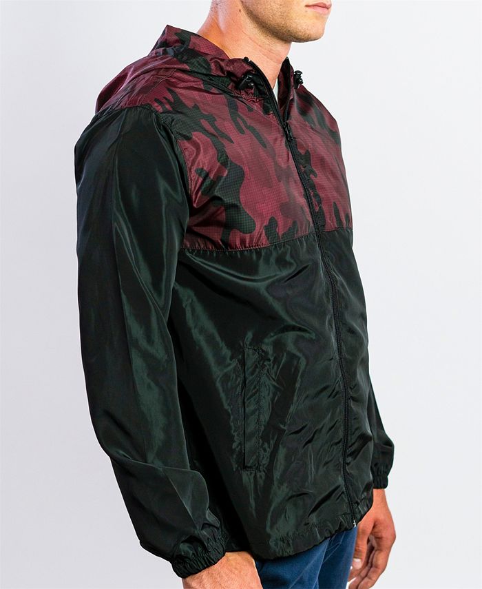BEAUTIFUL GIANT Men's Hooded Lightweight Windbreaker - Macy's