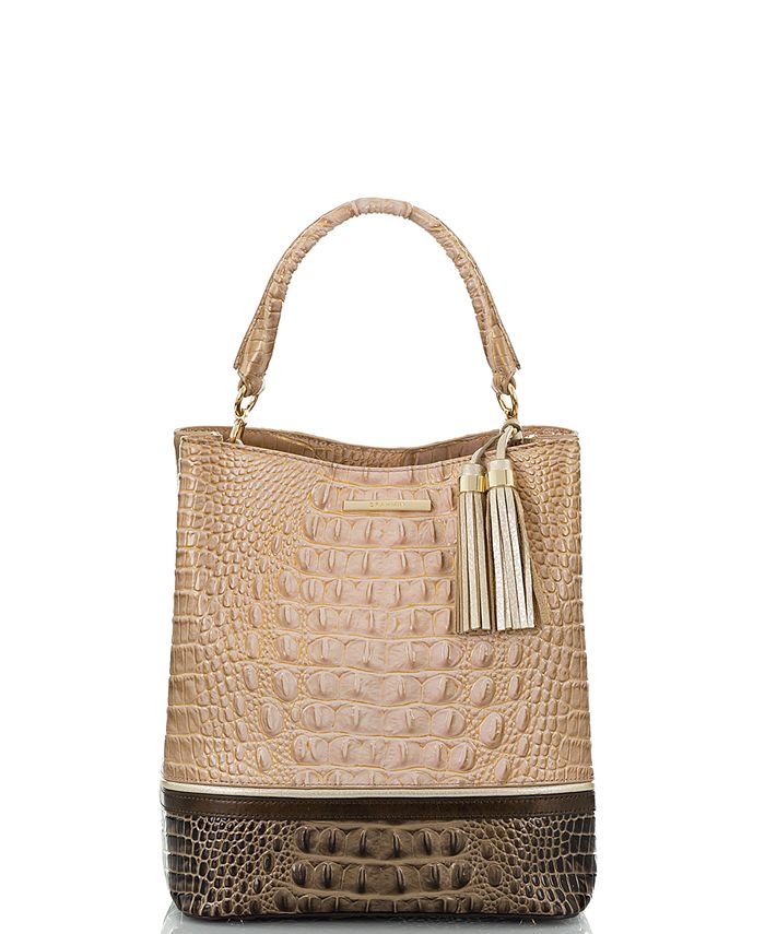 Brahmin Chiffon Roseleaf Amelia Bucket Bag - Macy's