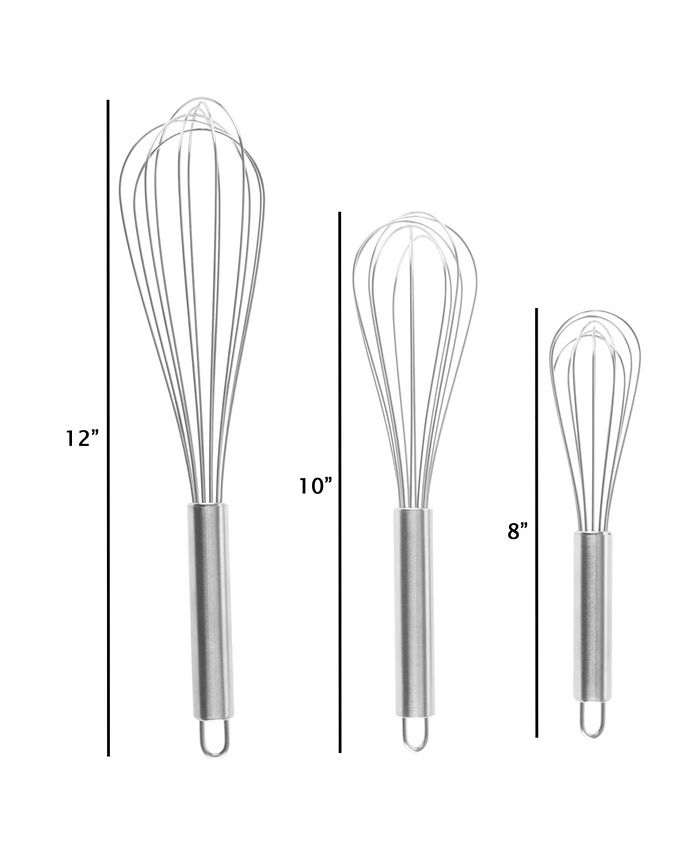 Classic Cuisine Wire Whisk Set - 3 Piece - Macy's