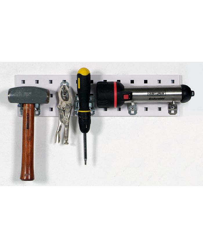 Triton Products Locboard Tool Pegboard Kit with 1 Gauge Steel Square ...