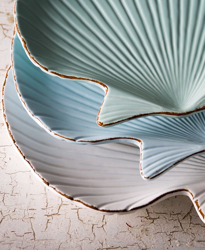 FOODESIGN Mediterraneo 11" Scallop Dish - Set of 3 - Macy's