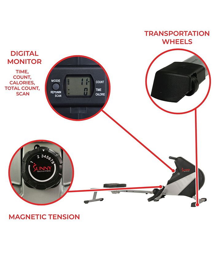 Sunny Health & Fitness Sunny Health and Fitness SF-RW5634 Magnetic ...
