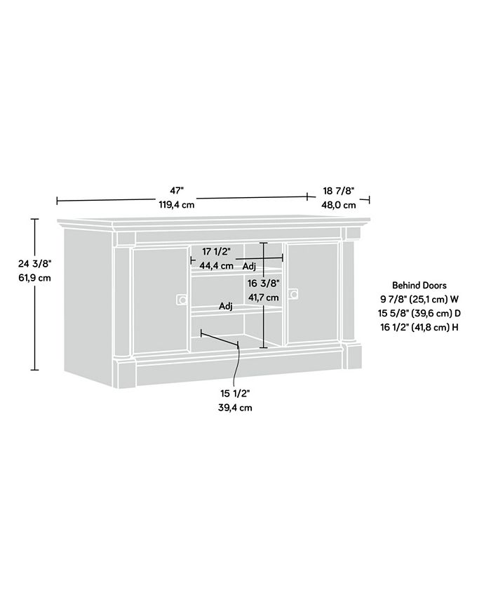 Sauder Palladia TV Stand - Macy's