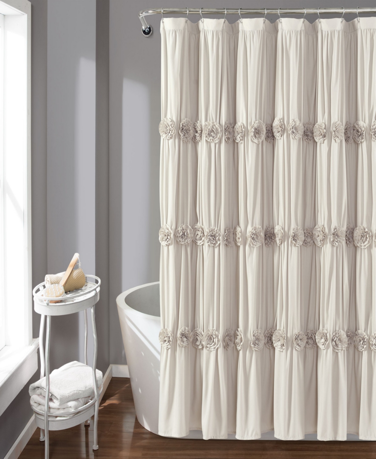 Click here for Lush Decor Darla Shower Curtain  72 x 72 - Neutral prices