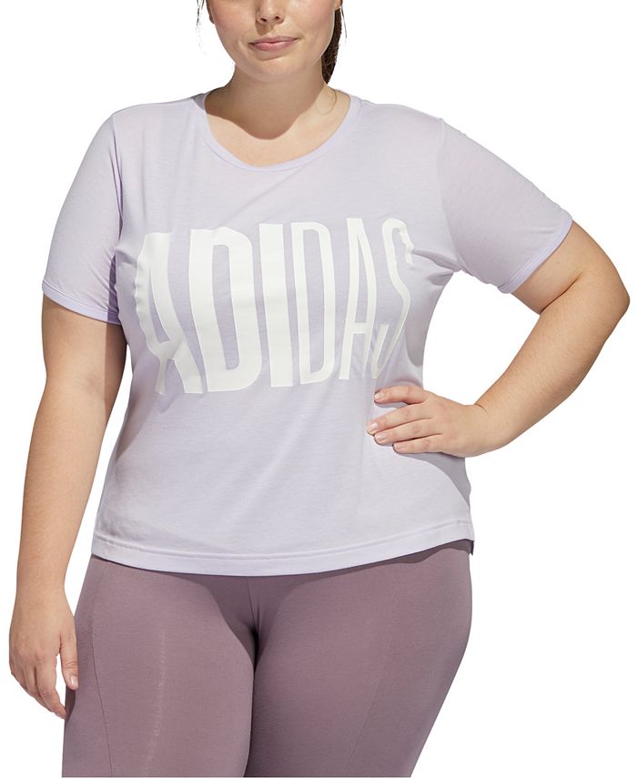 adidas Plus Size Active T-Shirt - Macy's