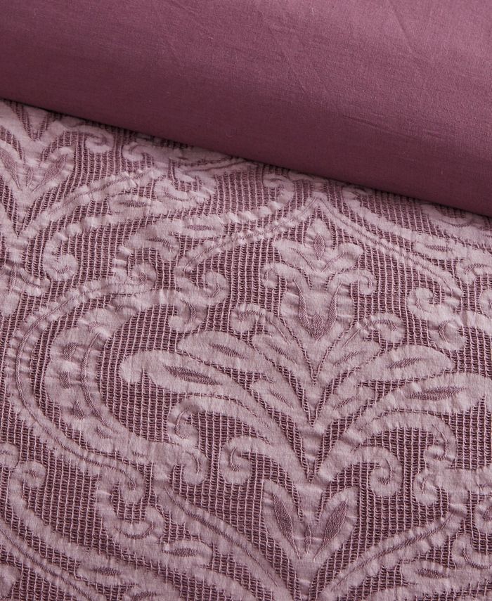 Madison Park Chantelle Full/Queen 5 Piece Damask Matelasse Cotton ...