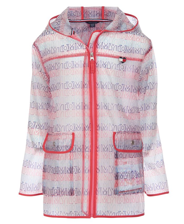 Tommy Hilfiger Toddler Girls Hooded Raincoat - Macy's