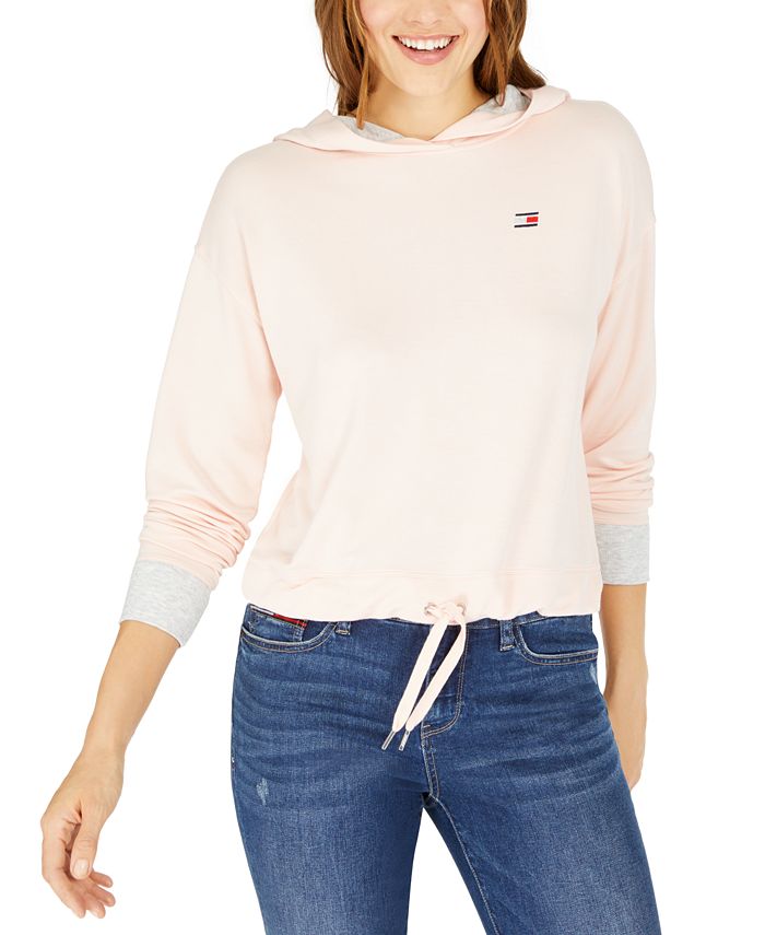 Tommy Hilfiger Drawstring-Hem Hoodie - Macy's