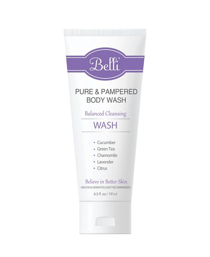 Belli Skin Care Pure and Pampered Body Wash, 6.5 fl oz - Macy's