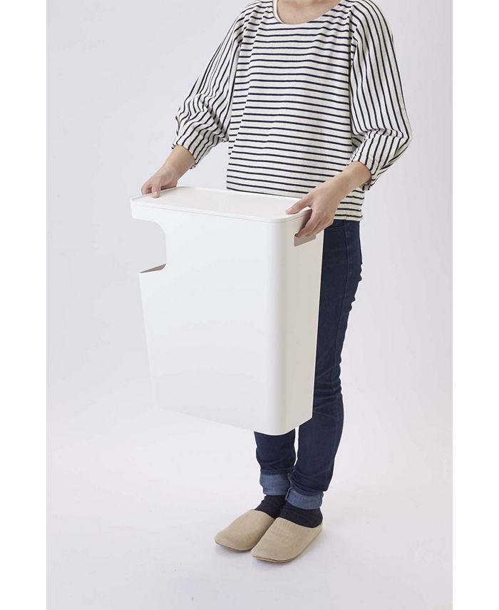 Yamazaki Home Tower Side Table Trash Can - Macy's