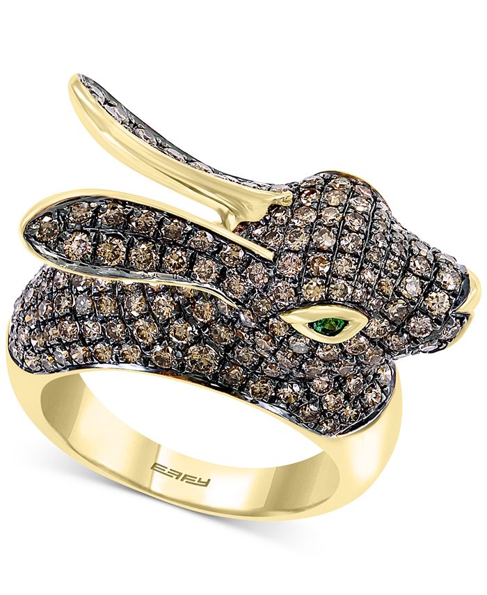 EFFY Collection EFFY® Diamond (2-3/4 ct. t.w.) & Tsavorite (1/20 ct. t ...