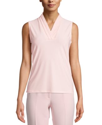Anne Klein Pleated Shell - Macy's