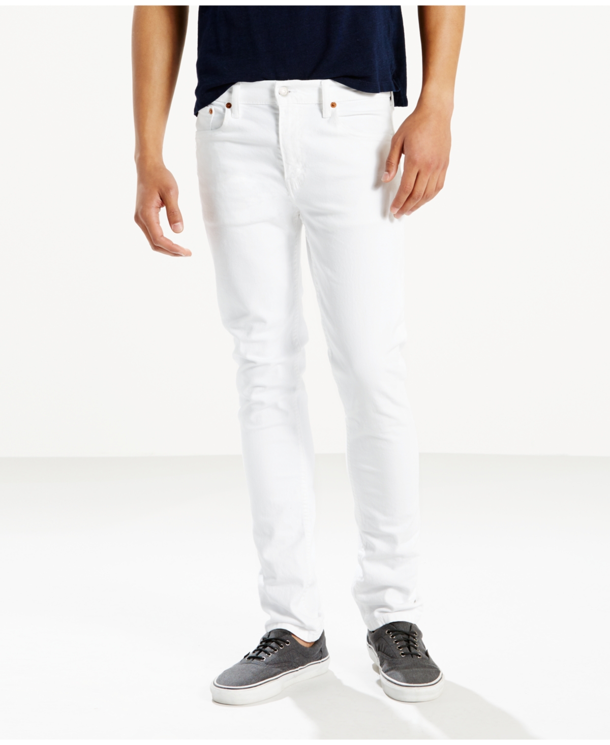 Click here for Levis Mens 511 Flex Slim Fit Jeans - White prices