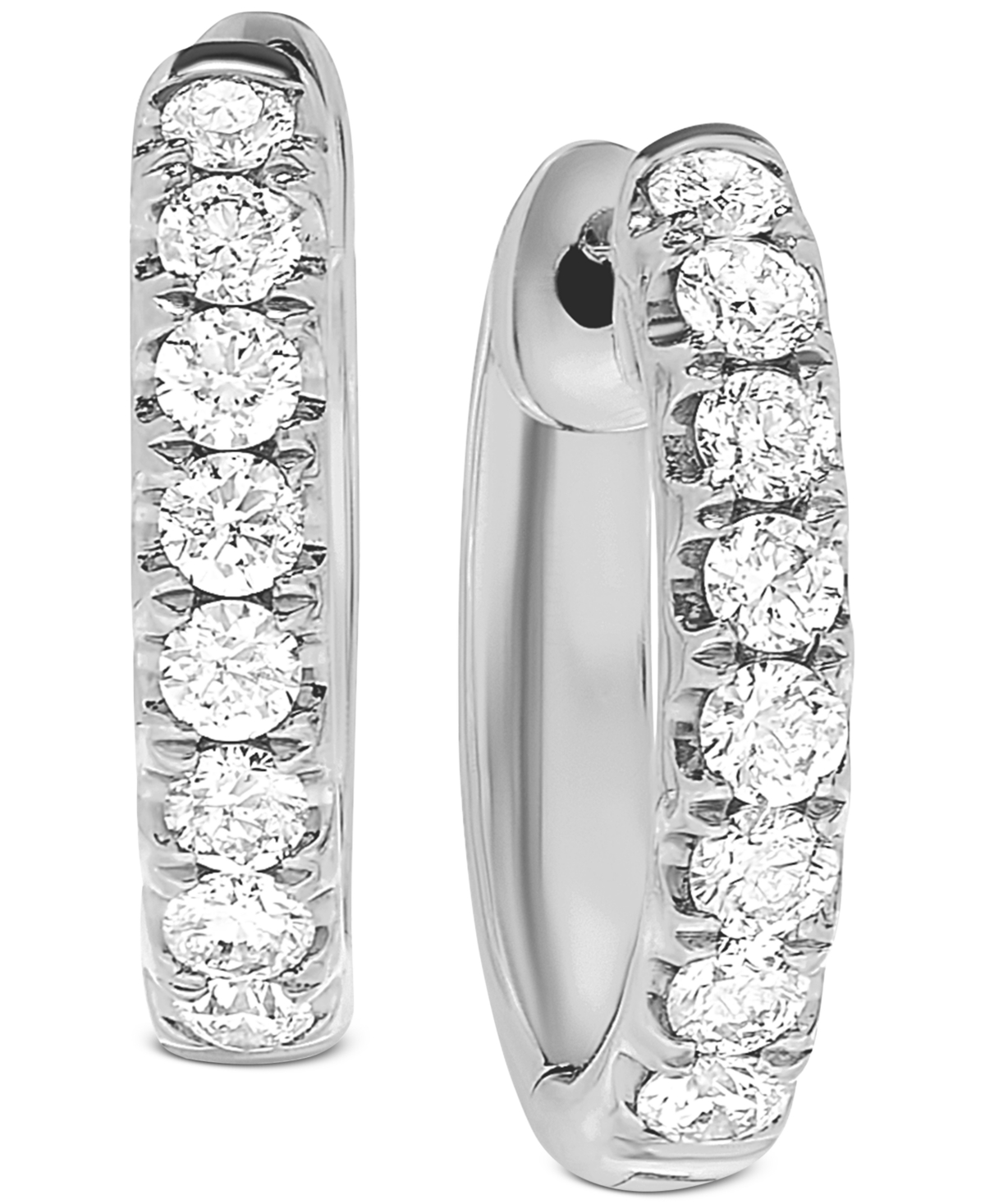 Click here for Diamond (1/2 ct. t.w.) Small Hoop Earrings in 14k... prices