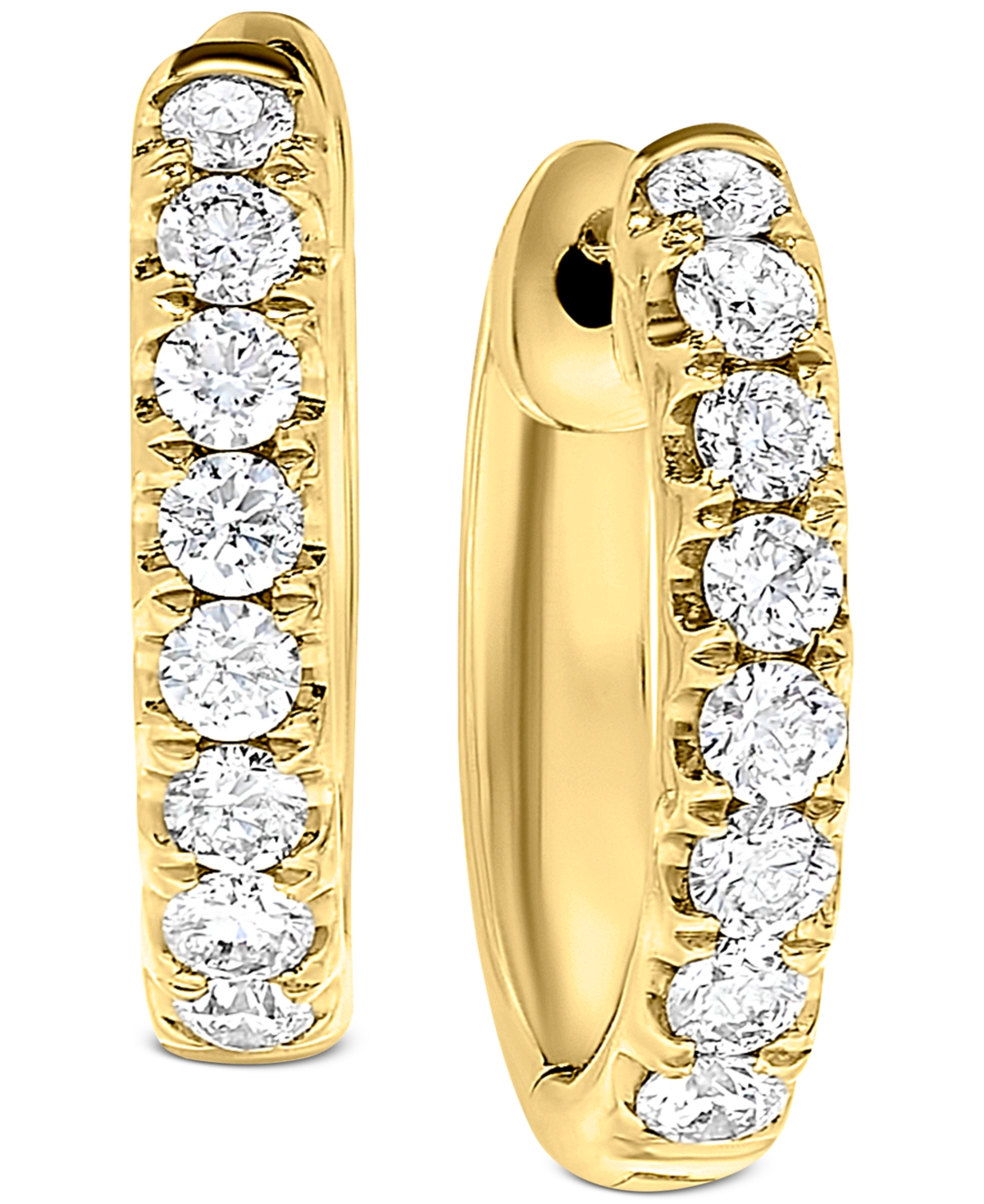 Click here for Diamond (1/2 ct. t.w.) Small Hoop Earrings in 14k... prices